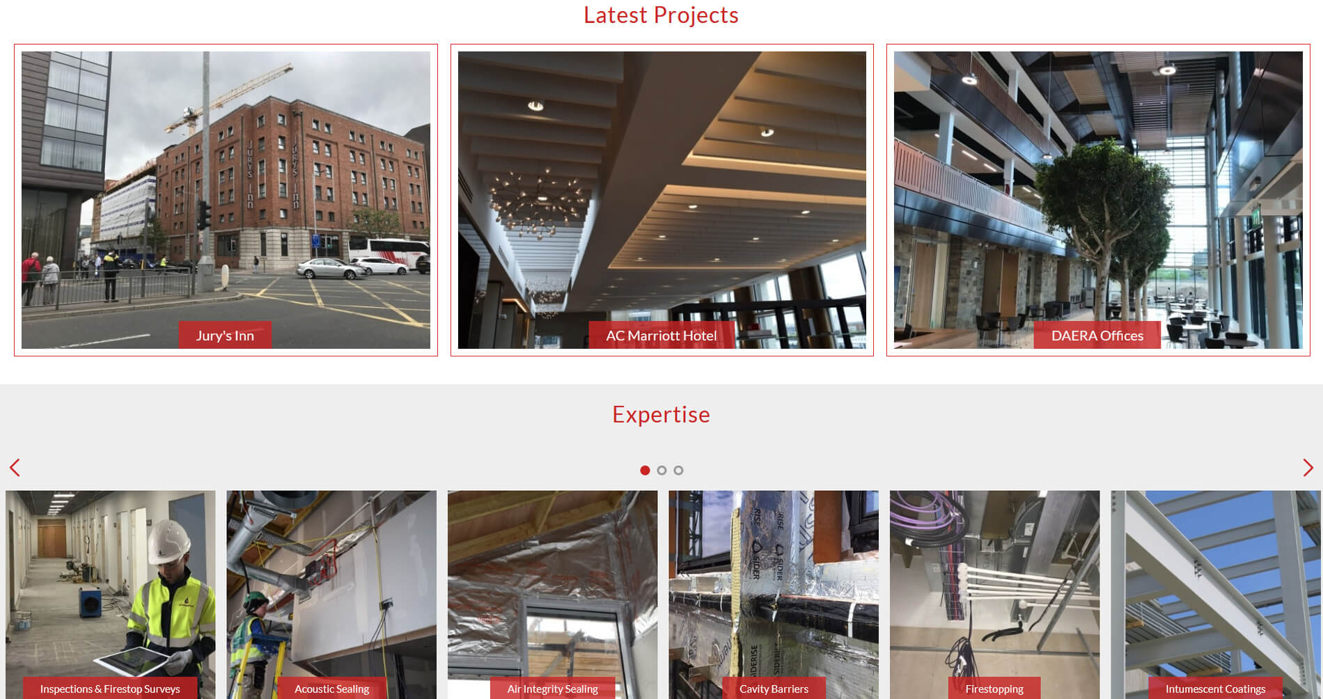 A1 Firestop | D4 Webdesign